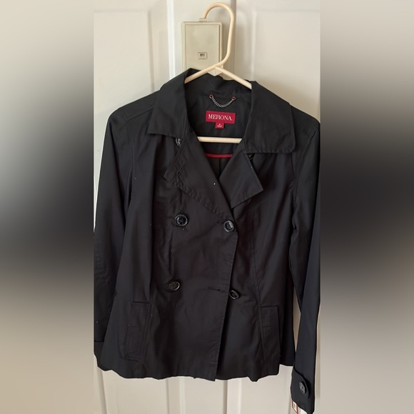 Merona | Jackets & Coats | Black Cotton Jacket | Poshmark